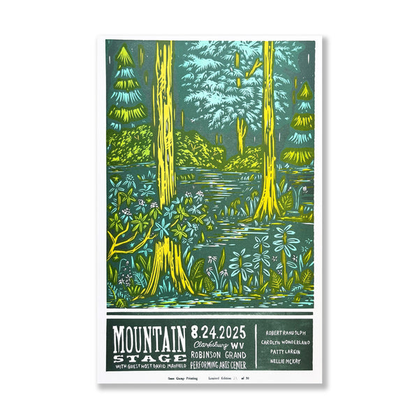 Mountain Stage - August 24, 2025 - Base Camp Printing Co.