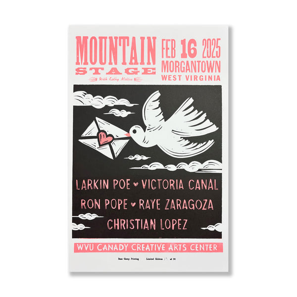 Mountain Stage - February 16, 2025 - Base Camp Printing Co.