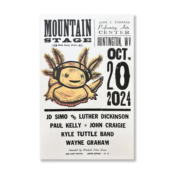 Mountain Stage - October 20, 2024 - Base Camp Printing Co.